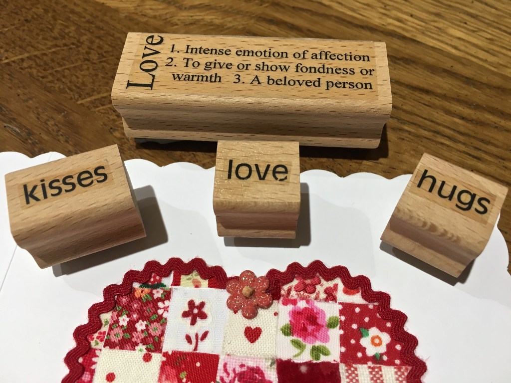 How to make a Patchwork Heart Card Tutorial – Chandeliers and Roses